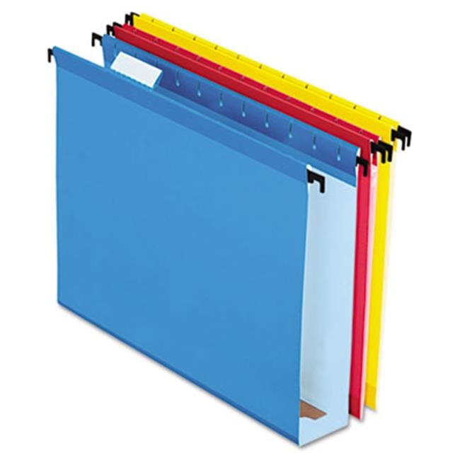 Hanging File Folders- Letter- Assorted- 2'' Expansion- 20/Box - Walmart.com