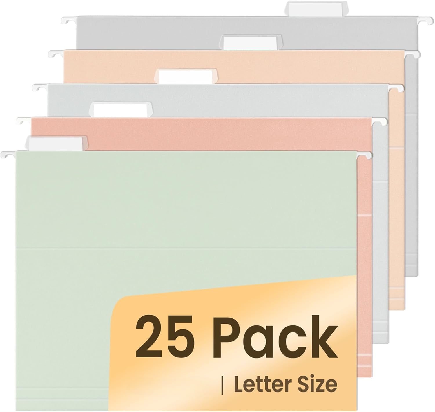 Hanging File Folders, Pastel Colors, Hanging File Folders Letter Size ...