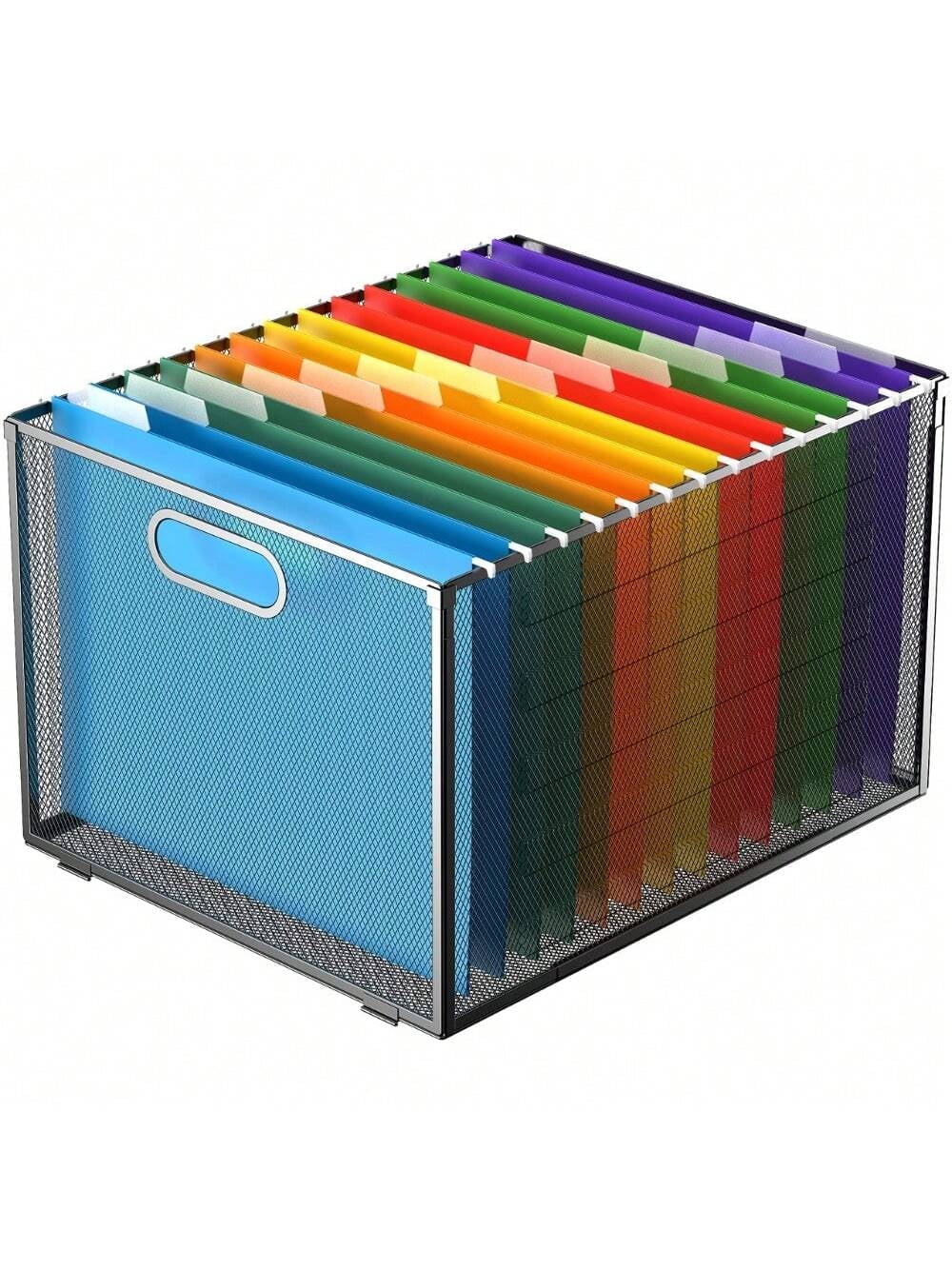 Hanging File Organizer Includes 14 Letter Size Hanging Folders Hanging ...