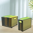 Hanging File Organizer Metal File Holder Box with Handle Letter Sized ...