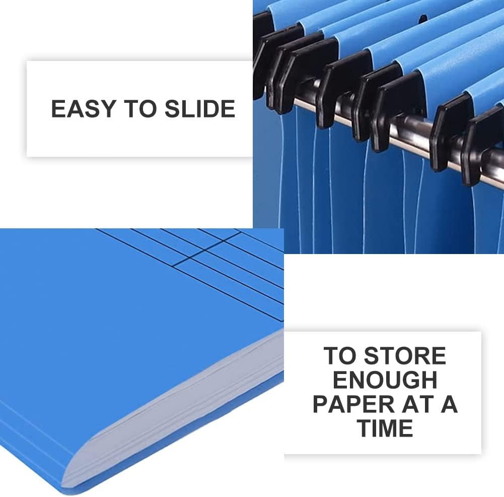 Hanging File folders,A4 Suspension Files with Tabs and Card Inserts for ...