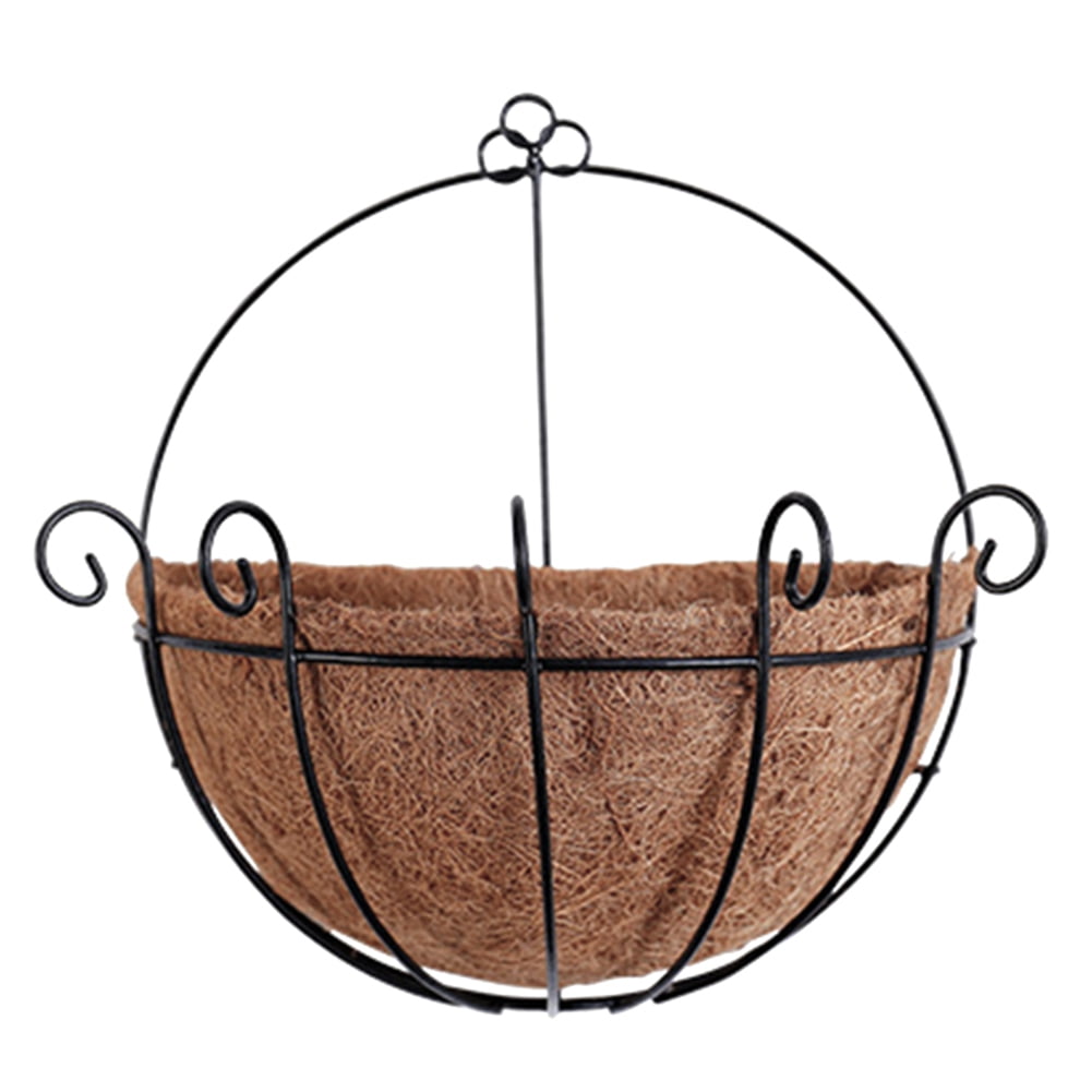 Hanging Flower Baskets for Outdoor Plants Large Metal Wire Planters ...