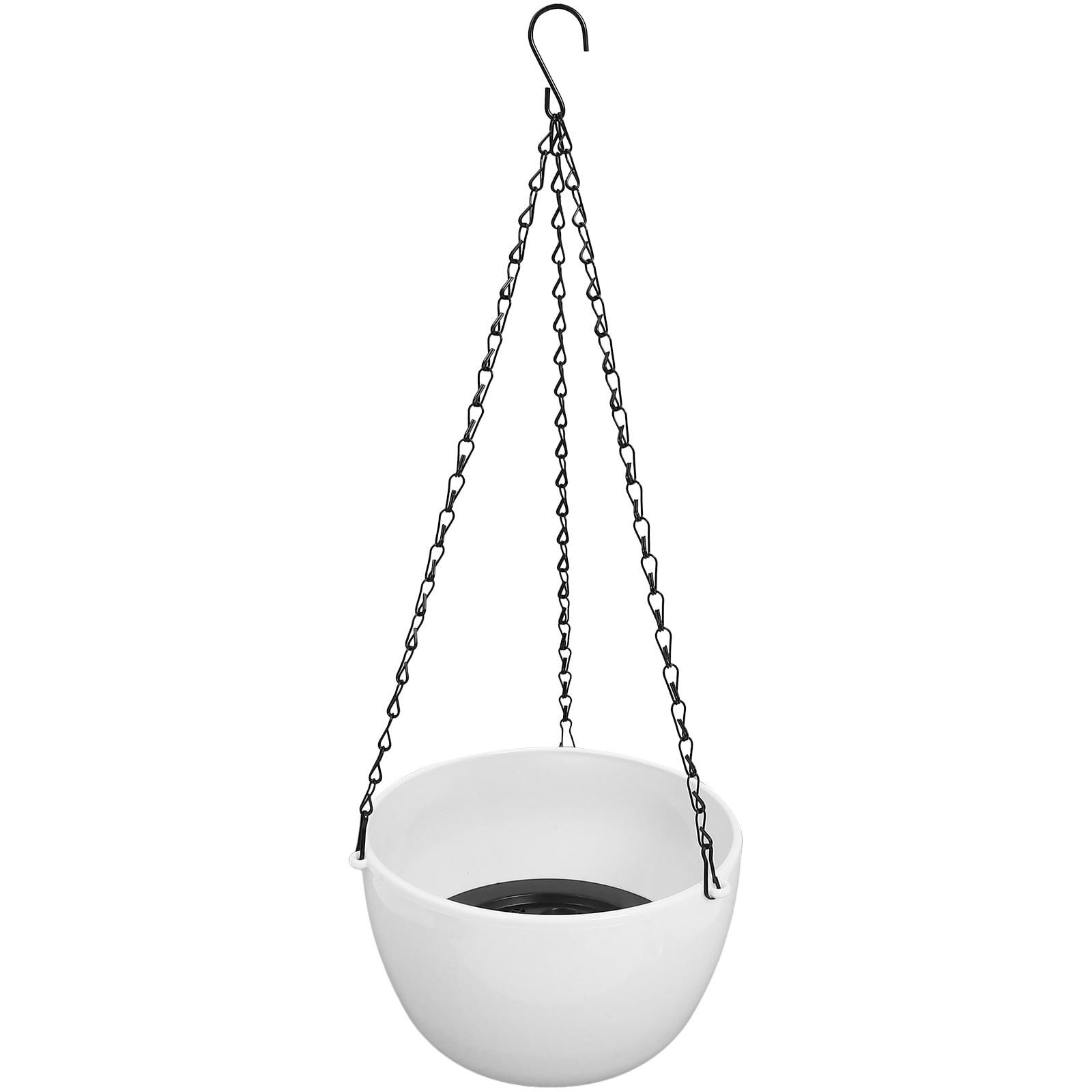 Hanging Flower Pot Barrier Fence Self Watering Flower Pot Plant Flower ...