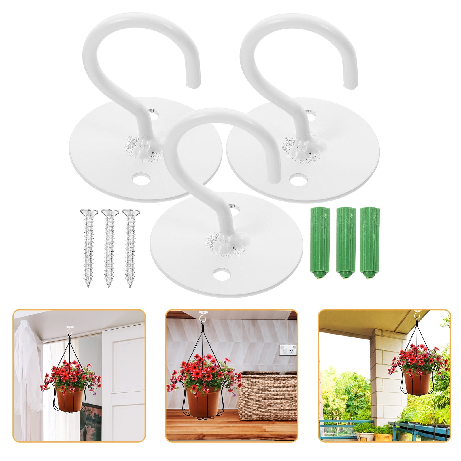 Hanging Flower Pot Hook Flower Pots for Indoor Plants Plant Hooks ...