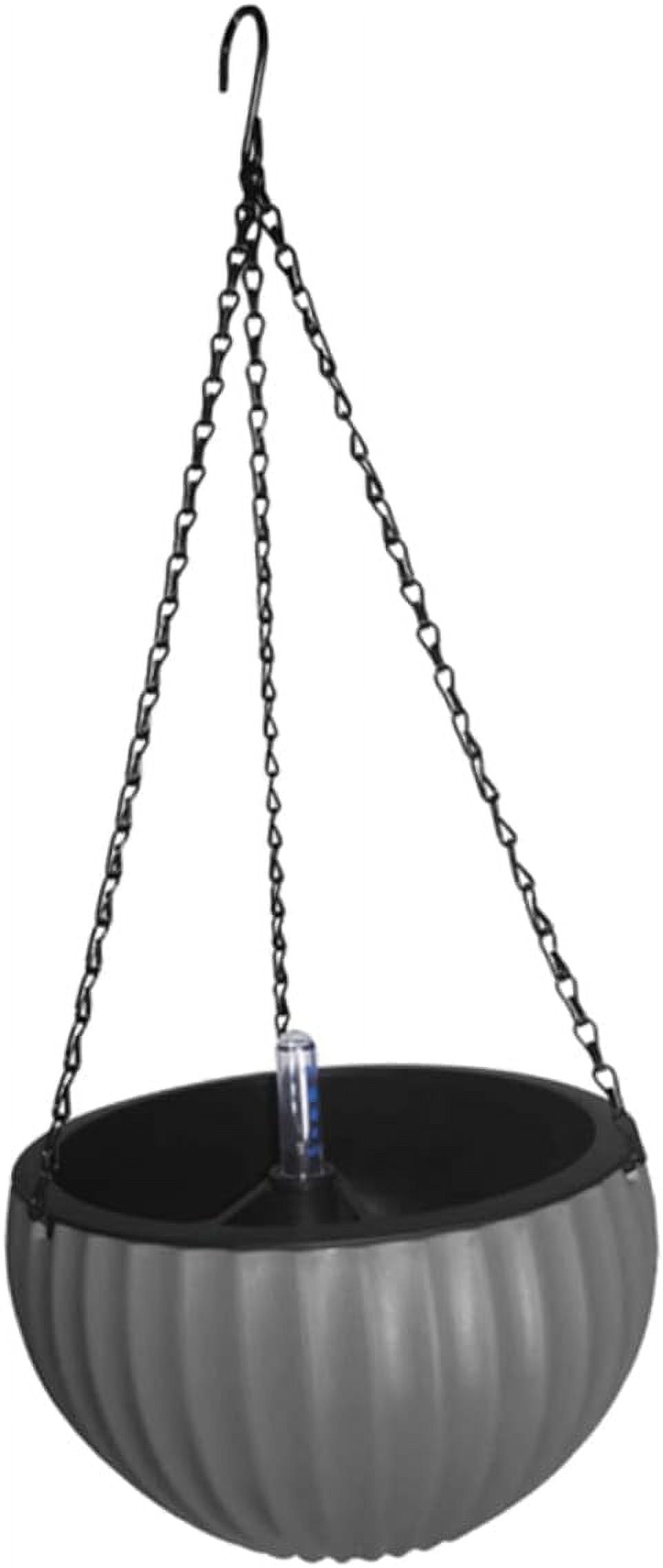 Hanging Flower Pot Outdoor Plant Automatic Water Suction Flower Basket ...