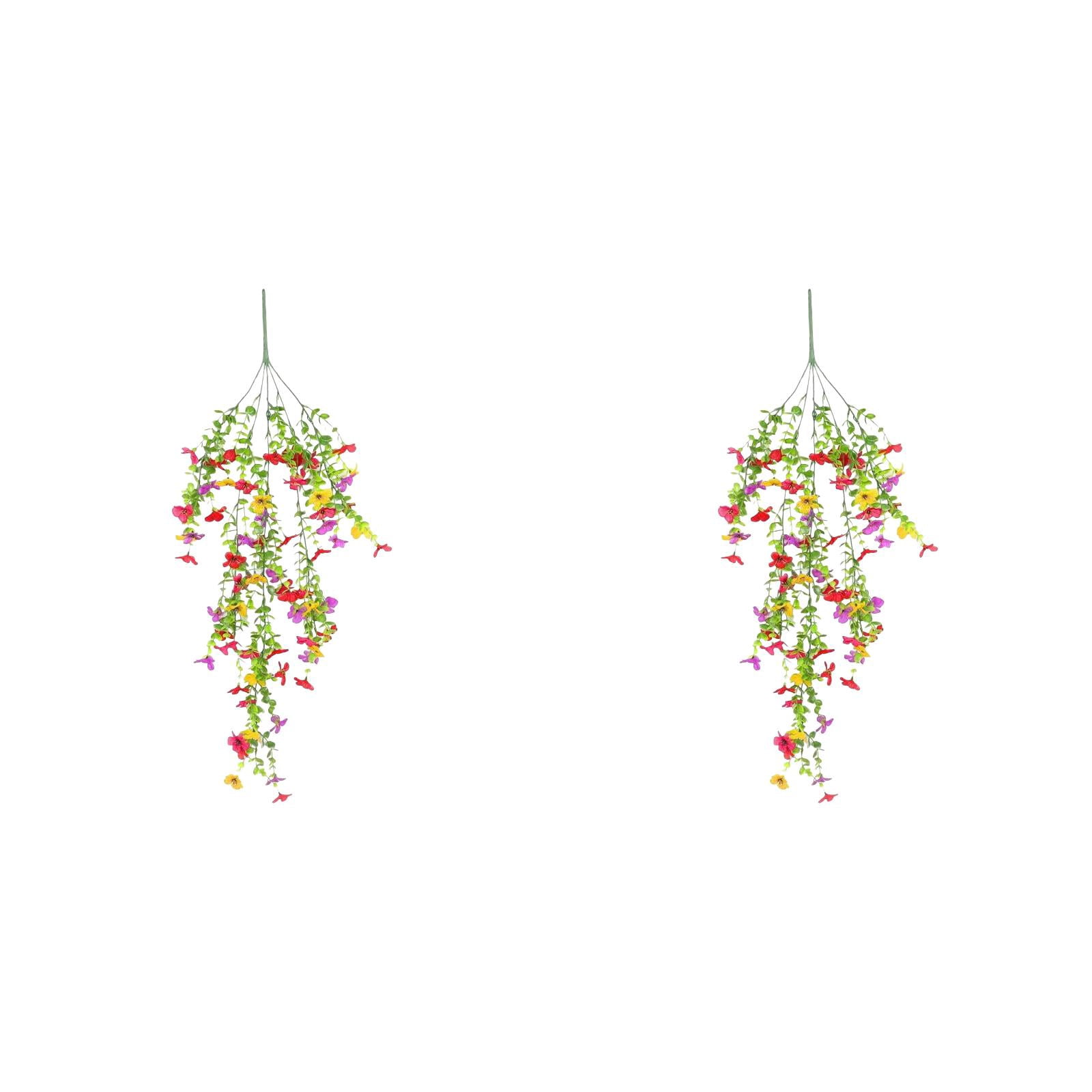 Hanging Flowers, Hanging for Outdoor, Flower Greenery Long Trailing ...