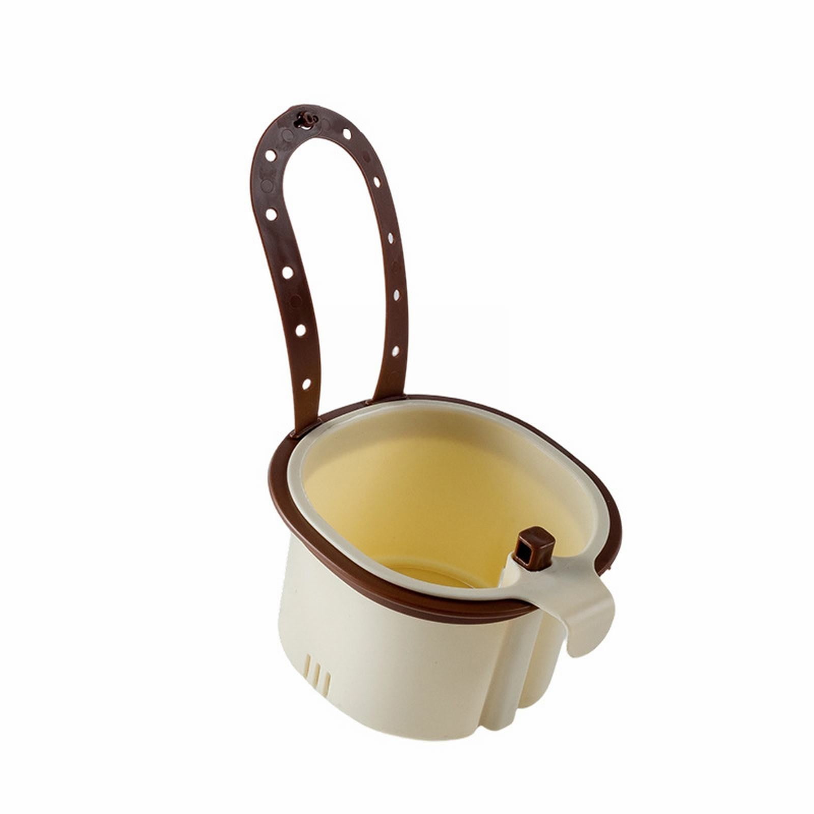 Hanging Food Waste Catcher for Sink, Sink Strainer Basket with Press ...