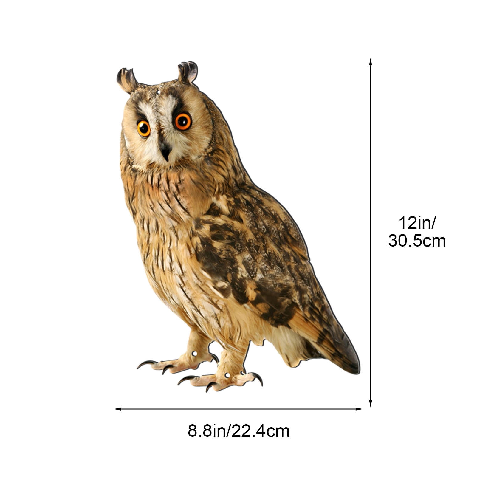 Hanging Garden Fake Owls with Reflective Tape and Outdoor Decorative ...