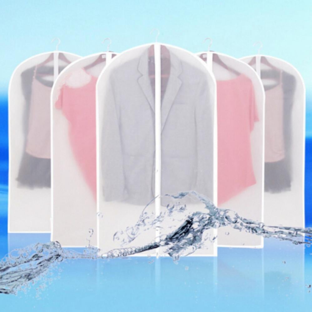 Hanging Garment Bag Lightweight Clear Full Zipper Suit Bags EVA Moth ...