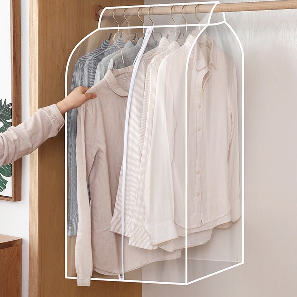 "Tcwhniev Hanging Garment Bags, Dustproof Waterproof PEVA Clothes Cover ...