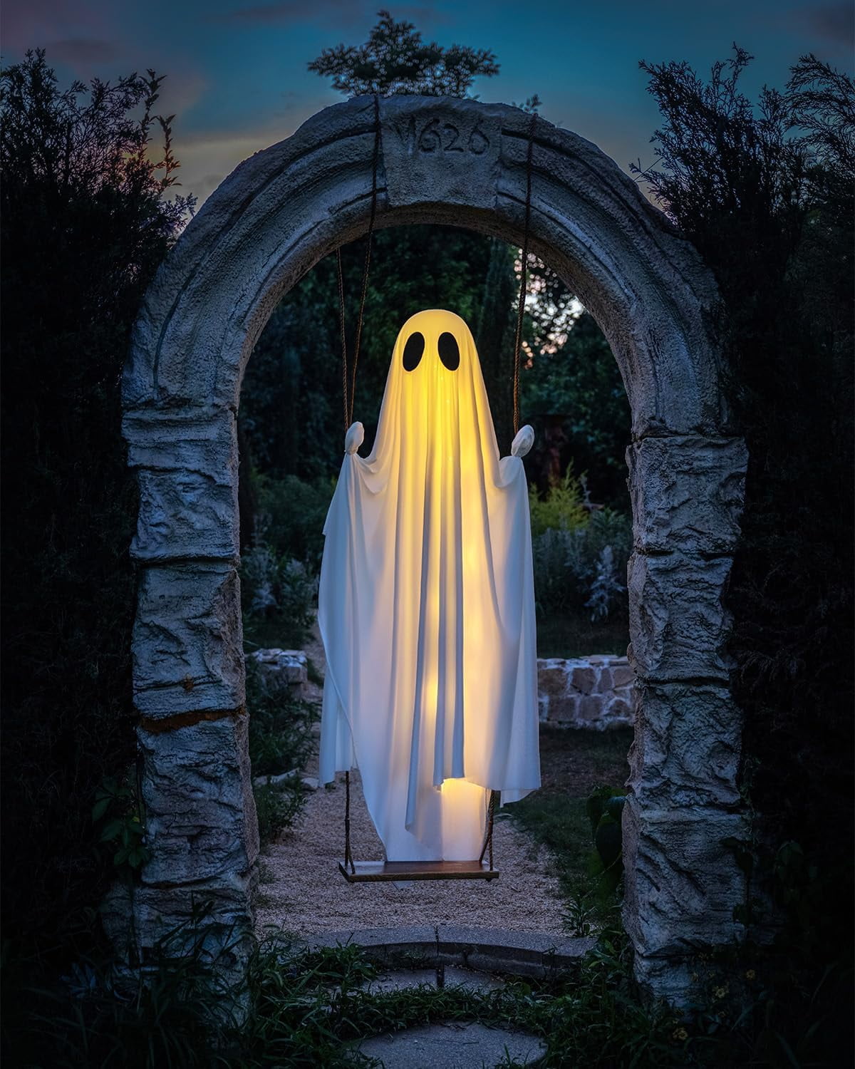 Hanging Ghost Decor - Halloween Decor, Halloween Decorations Outdoor ...