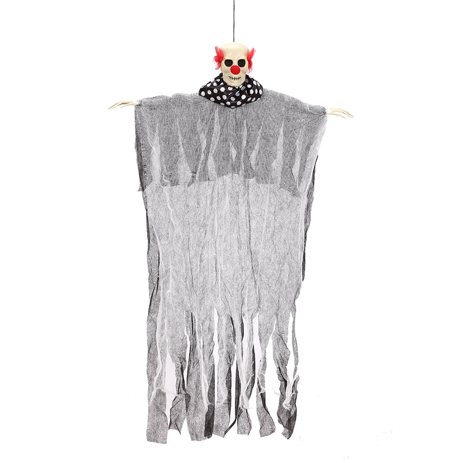 Hanging Ghost Halloween Decoration Scary Realistic Poseable Skeleton ...