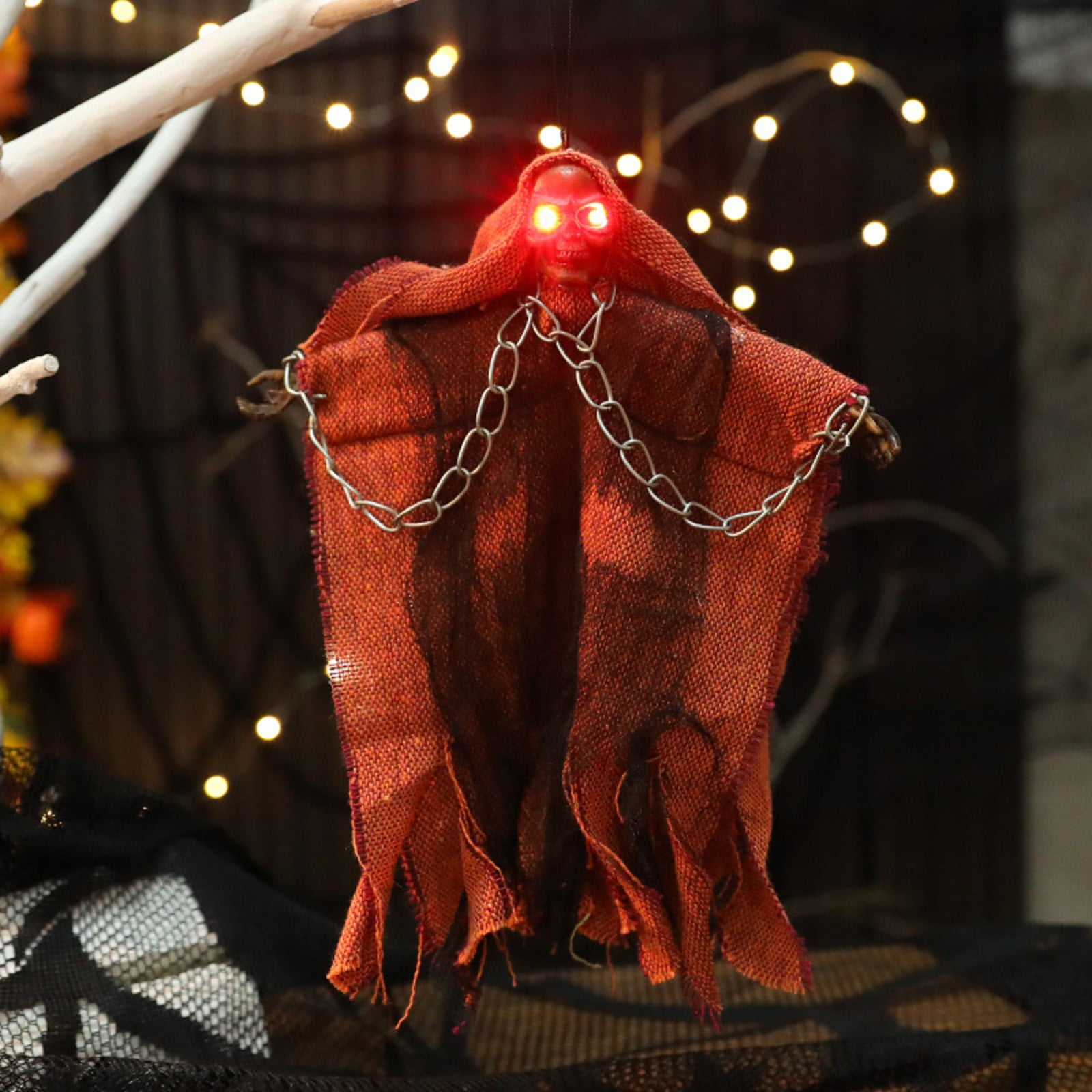 Hanging Ghosts with Chains,Animated Hanging Ghost Skull,Horror Ghost ...