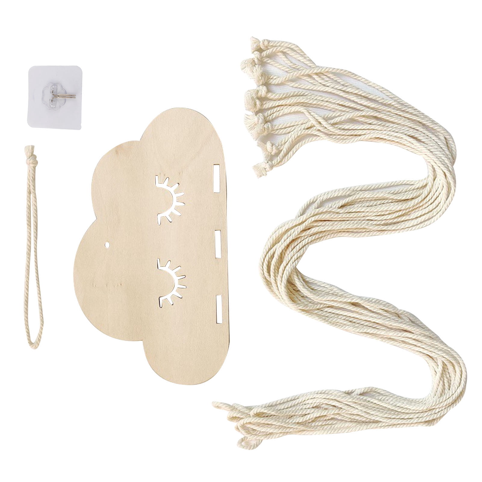 Hanging Hairpin Organizer Cloud Decoration with Cotton String Cute ...