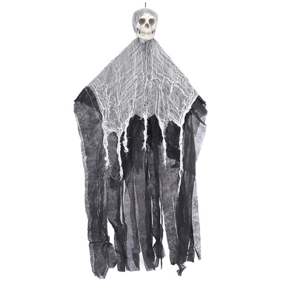 Hanging Halloween Skeleton Ghosts | Haunted House Scary Ghost Prop ...