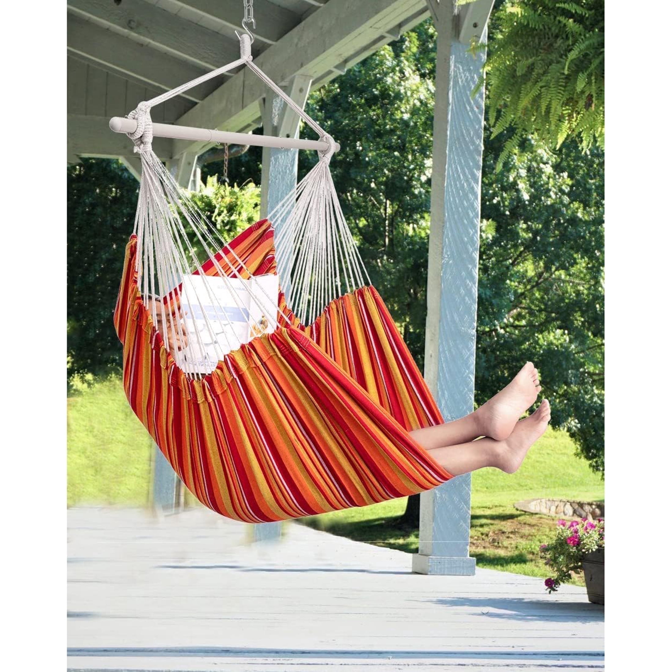 Sunyear Hammock Chair Anti-Slip Oversized Swing Chair - XXL Hanging ...