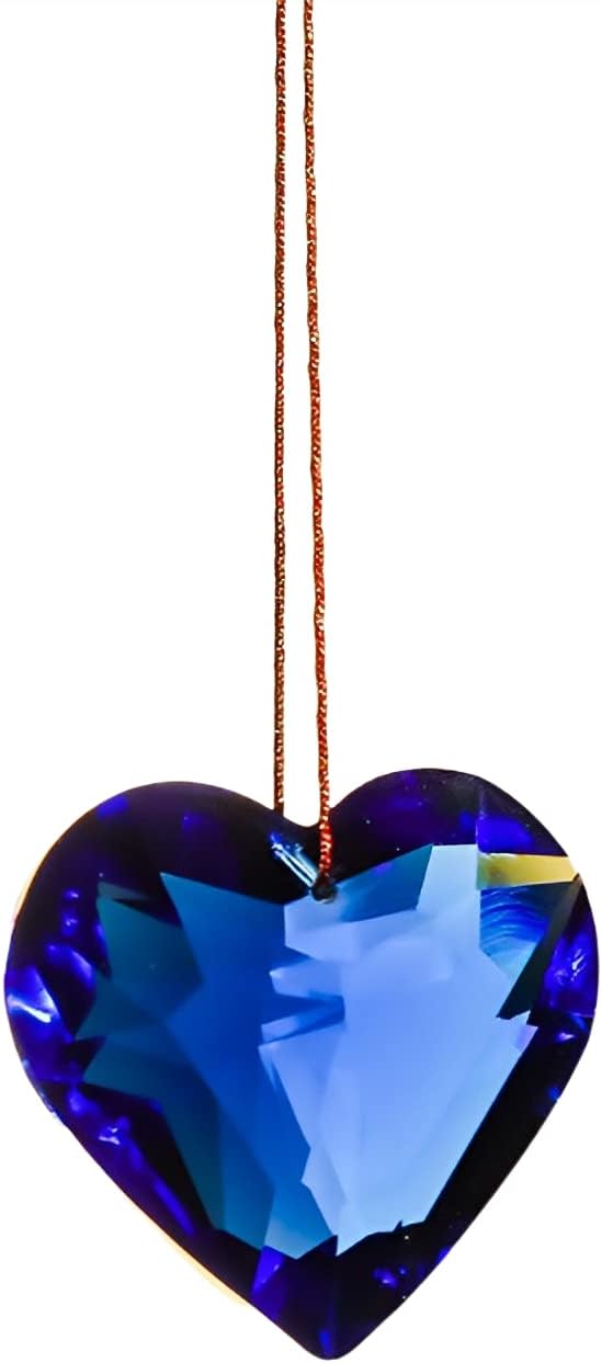 Hanging Heart Suncatcher Prism Crafts,DIY Decoration for Window ...