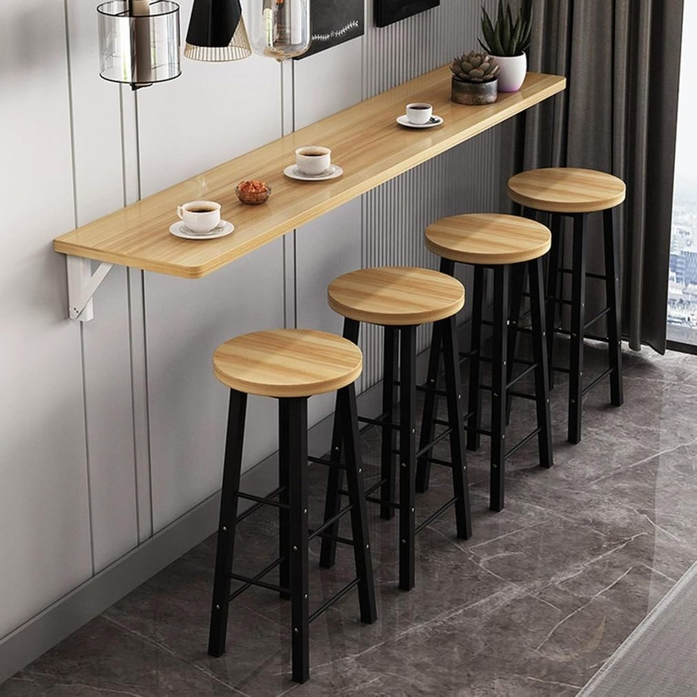 Hanging Home Narrow Long Table, Wall Hanging Dining Table ...