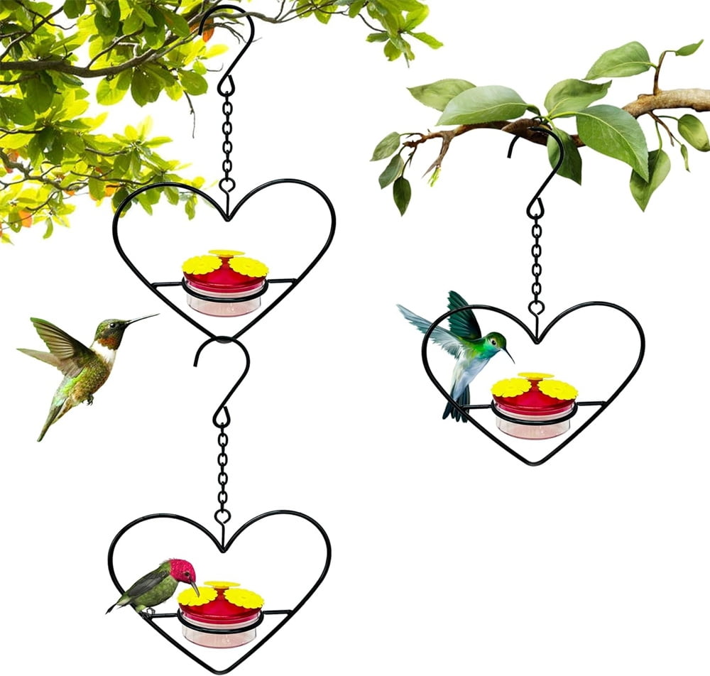 Hanging Hummingbird Feeders,Ant-Proof and Bee-Proof Hummingbird Feeders ...