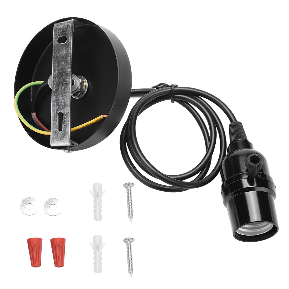 Hanging Lamp Ceiling Pendant Light Bulb Base E26 E27 Socket Holder ...