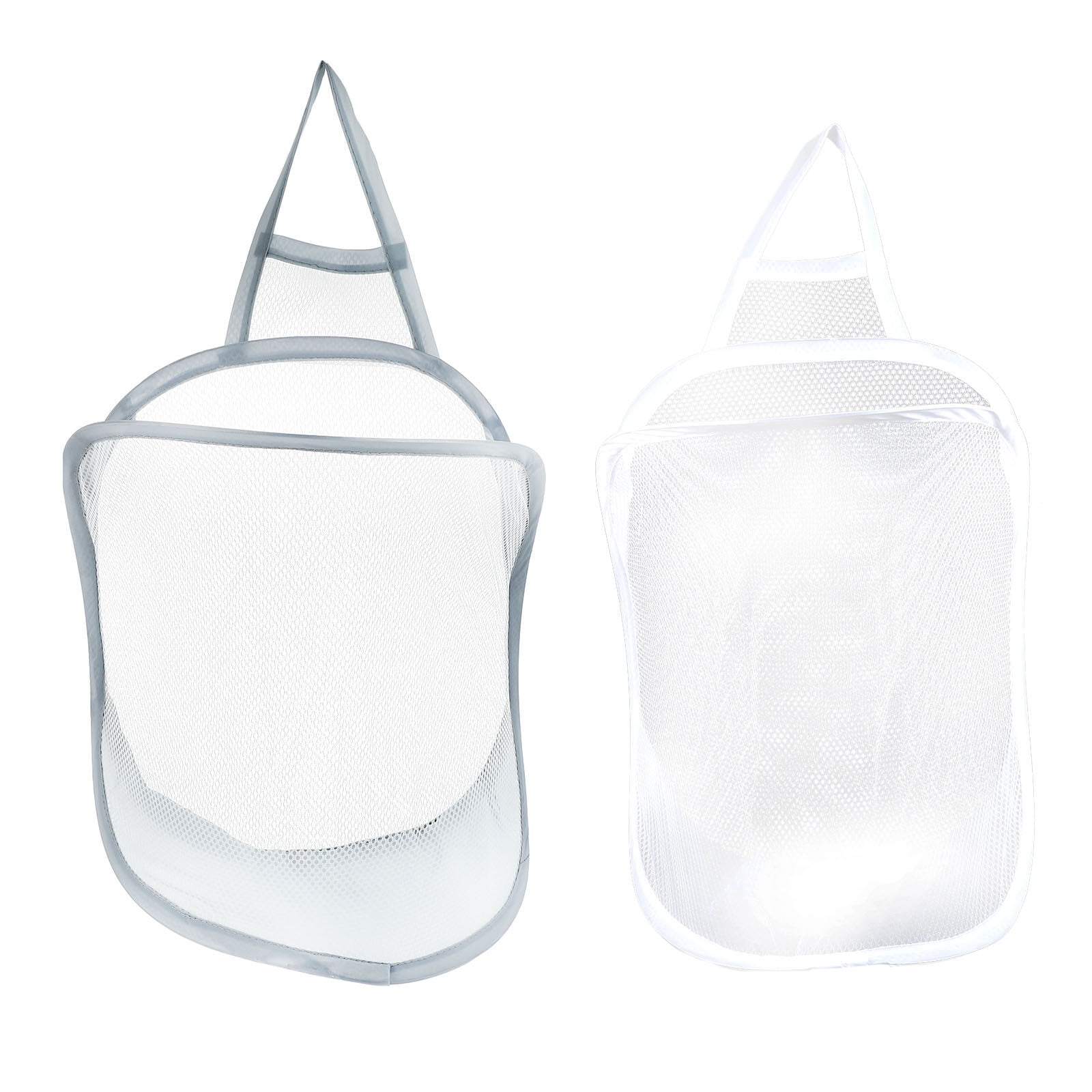 Hanging Laundry Basket Dirty Clothes - Up Hampers Mesh Bags Collapsable ...