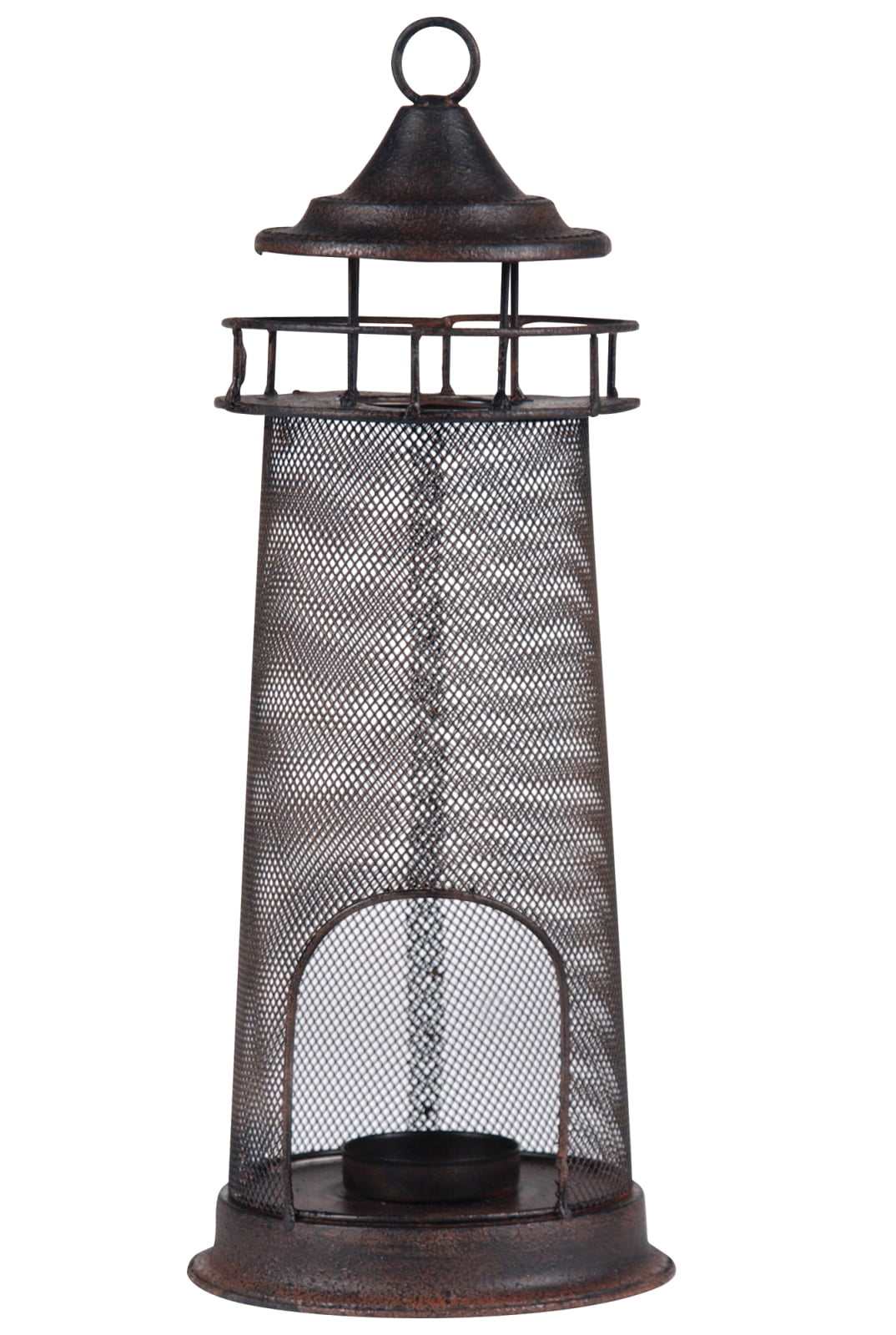 Hanging Lighthouse Tea Light Candle Holder 14 Inch Shaped Metal ...