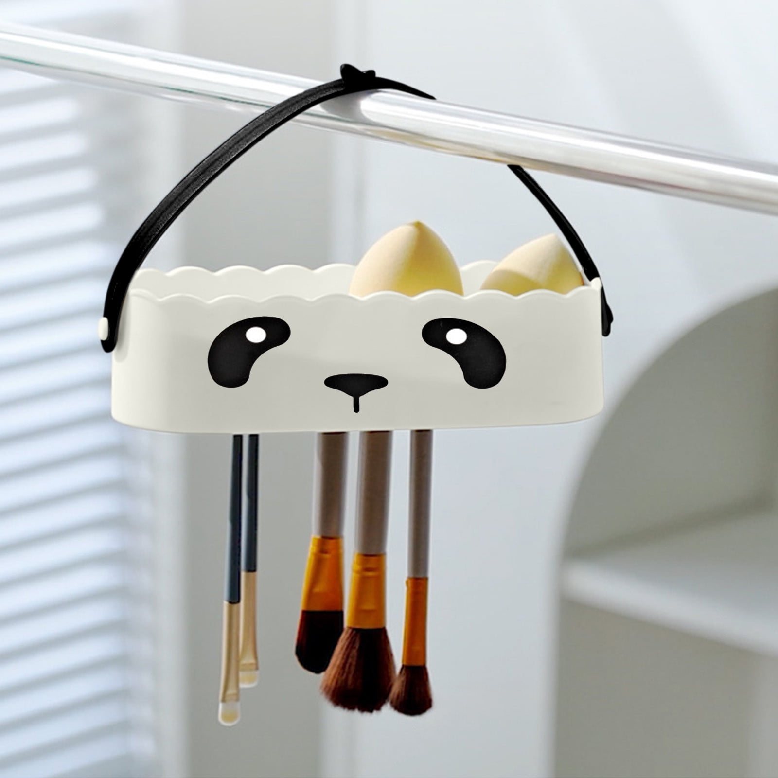 Hanging Makeup Brush Cleaner Case - Portable Travel Cosmetic Brush ...