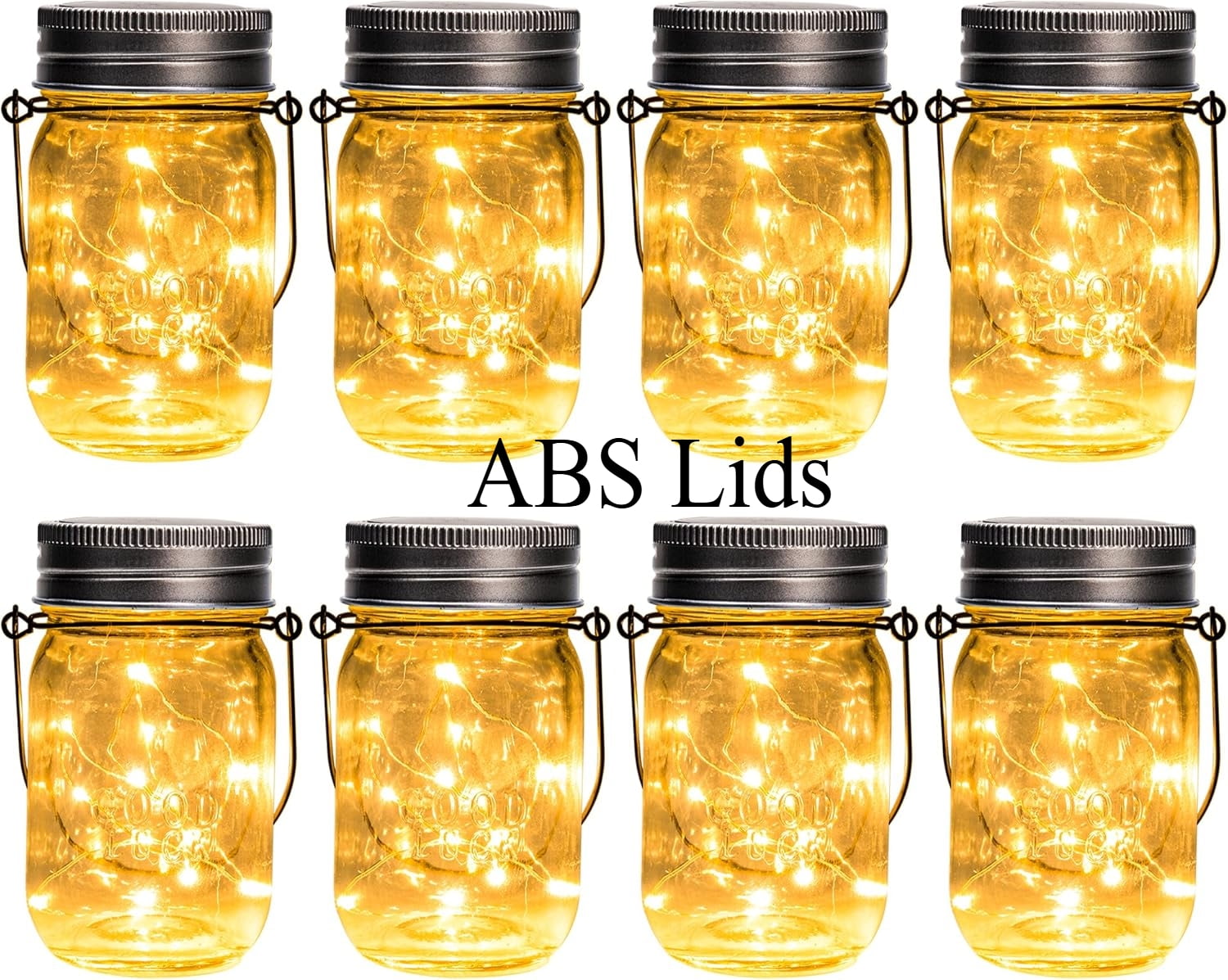 Hanging Mason Jar Solar Lights,Hanging Solar Lanterns Outdoor ...