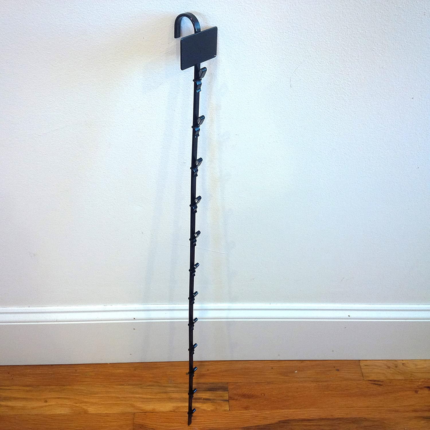 Hanging Merchandise Clipping Display in Black with Scan Label Plate ...