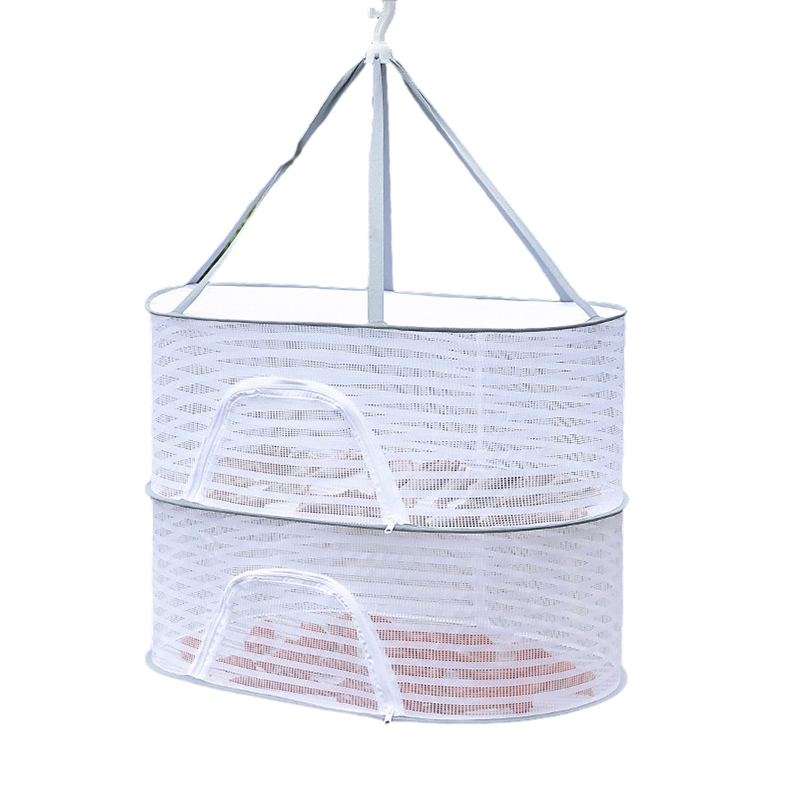 Hanging Mesh Drying Rack, Collapsible Drying Net Rack Large Clothes Dry ...