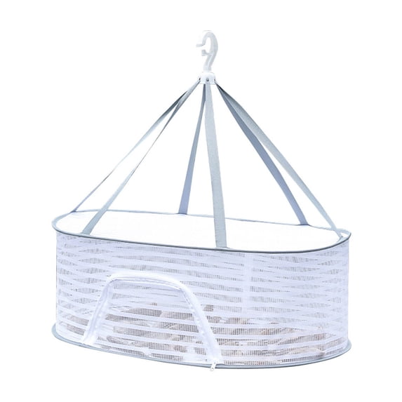 Hanging Mesh Drying Rack with Zippered Closure for Herbs Flowers ...