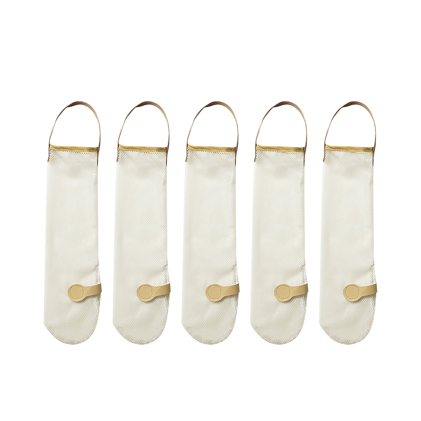 Hanging Mesh Storage Bags, 5 Pcs Onion Bags, Mesh Garlic Bags, Potatoes ...