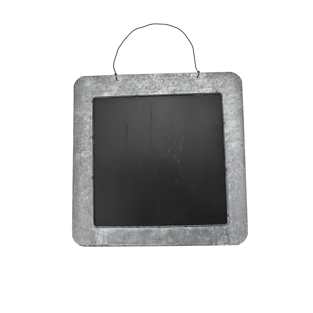 Hanging Metal Chalkboard, Gray, 14-1/2-Inch - Walmart.com