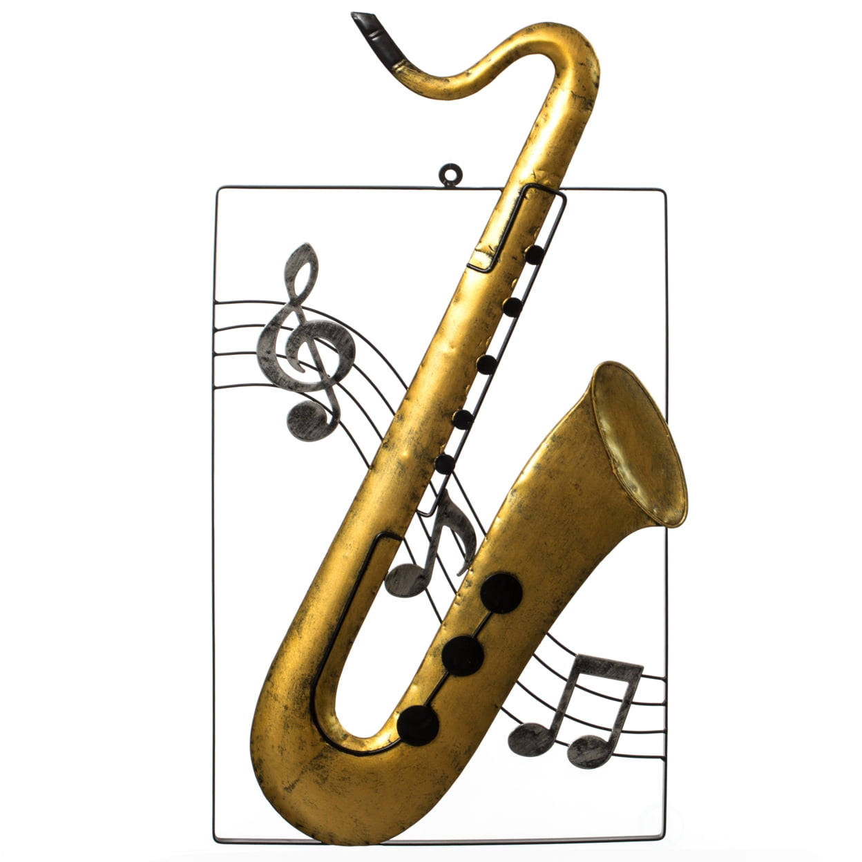 Hanging Metal Musical Note Wall Art Decor Sculpture for Home Bar ...
