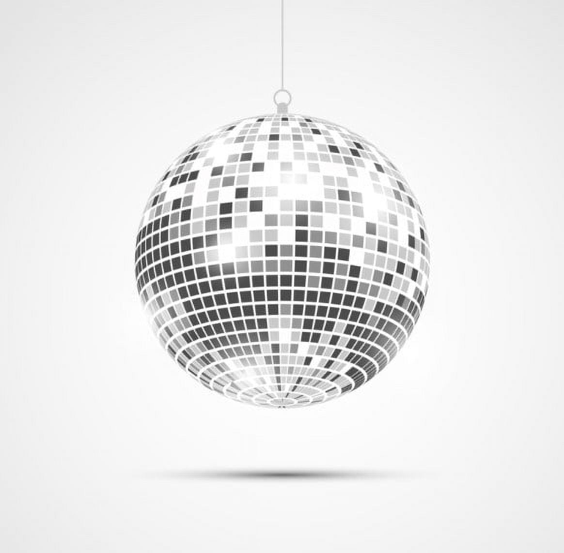 Hanging Mirror Ball - Disco - 10" - Halloween - Decor - Prop - Walmart.com
