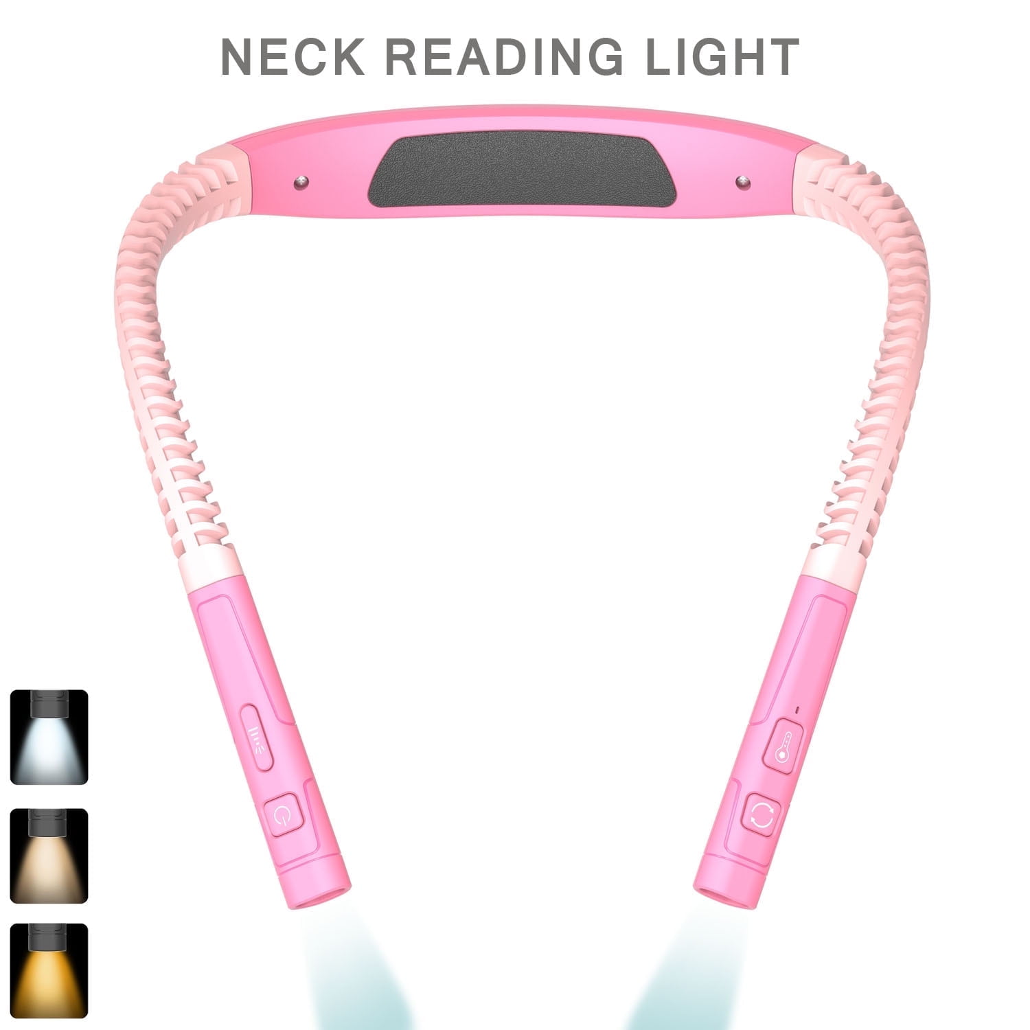 Hanging Neck Book Light To Bed Reading 3 Colours, Lightable Brightness ...