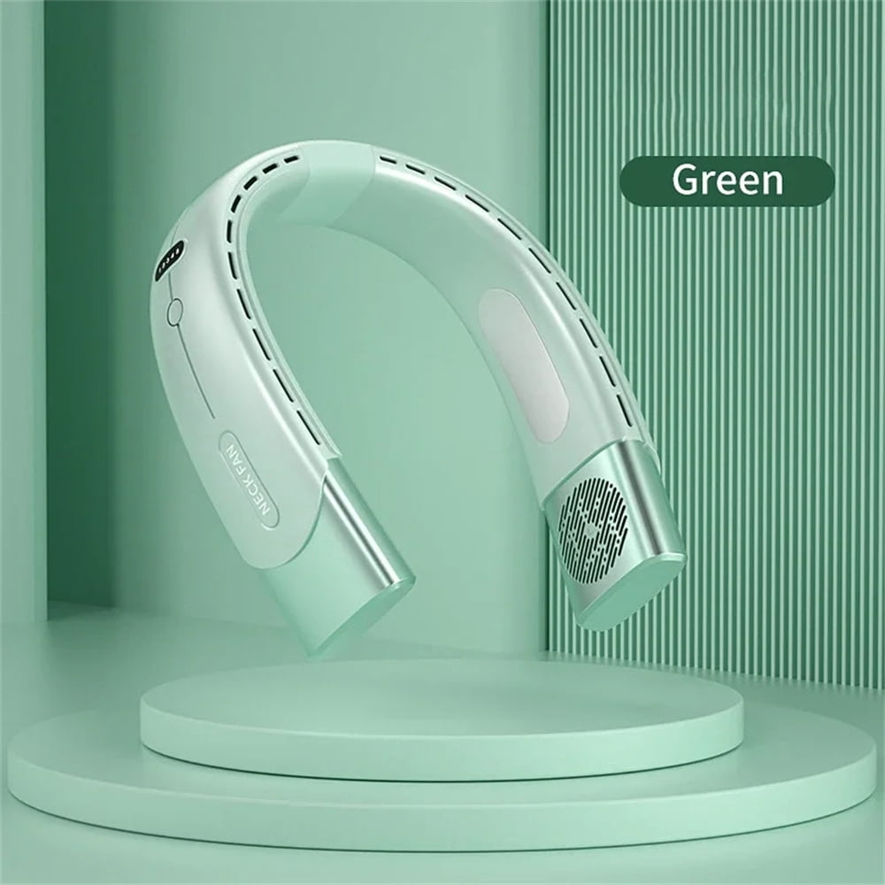 5-Speed Battery Powered Hanging Neck USB Fans - Walmart.com