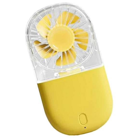 Hanging Neck Foldable Small Electric Fan Handheld Creative Student ...