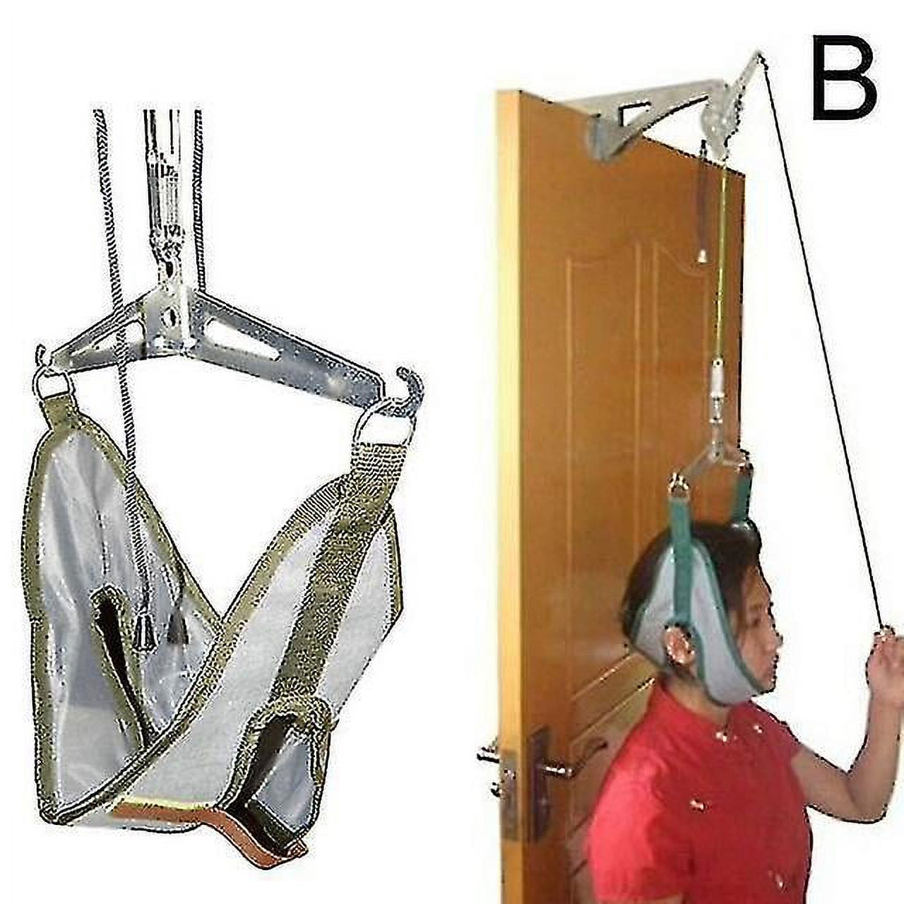 Hanging Neck Traction Kit Adjustable Cervical Traction Device ...