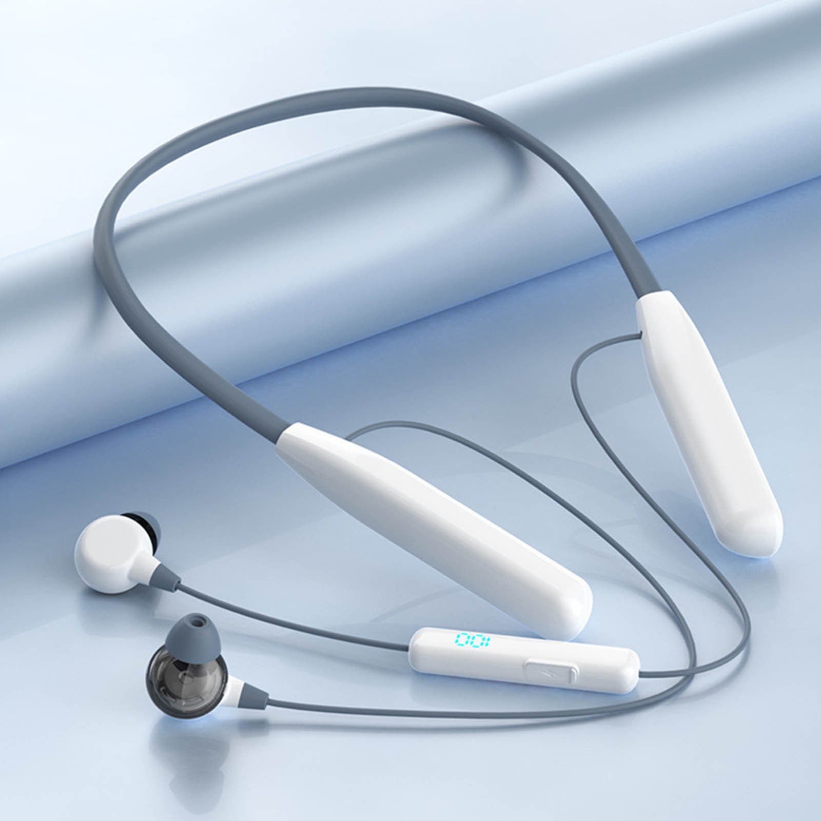 Hanging Neck Wireless Bluetooth 5.3 Earphones With Large Capacity And ...