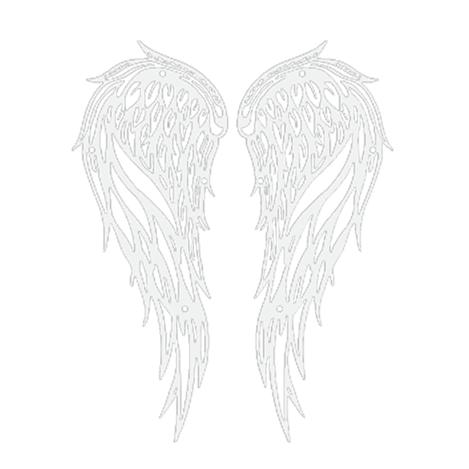 Hanging Pair of Angel Wing Decoration Ornament Wall Art Sculpture for ...