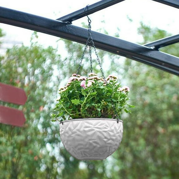 Hanging Planter Basket for Outdoor Flowers and Plants - Double Layer ...