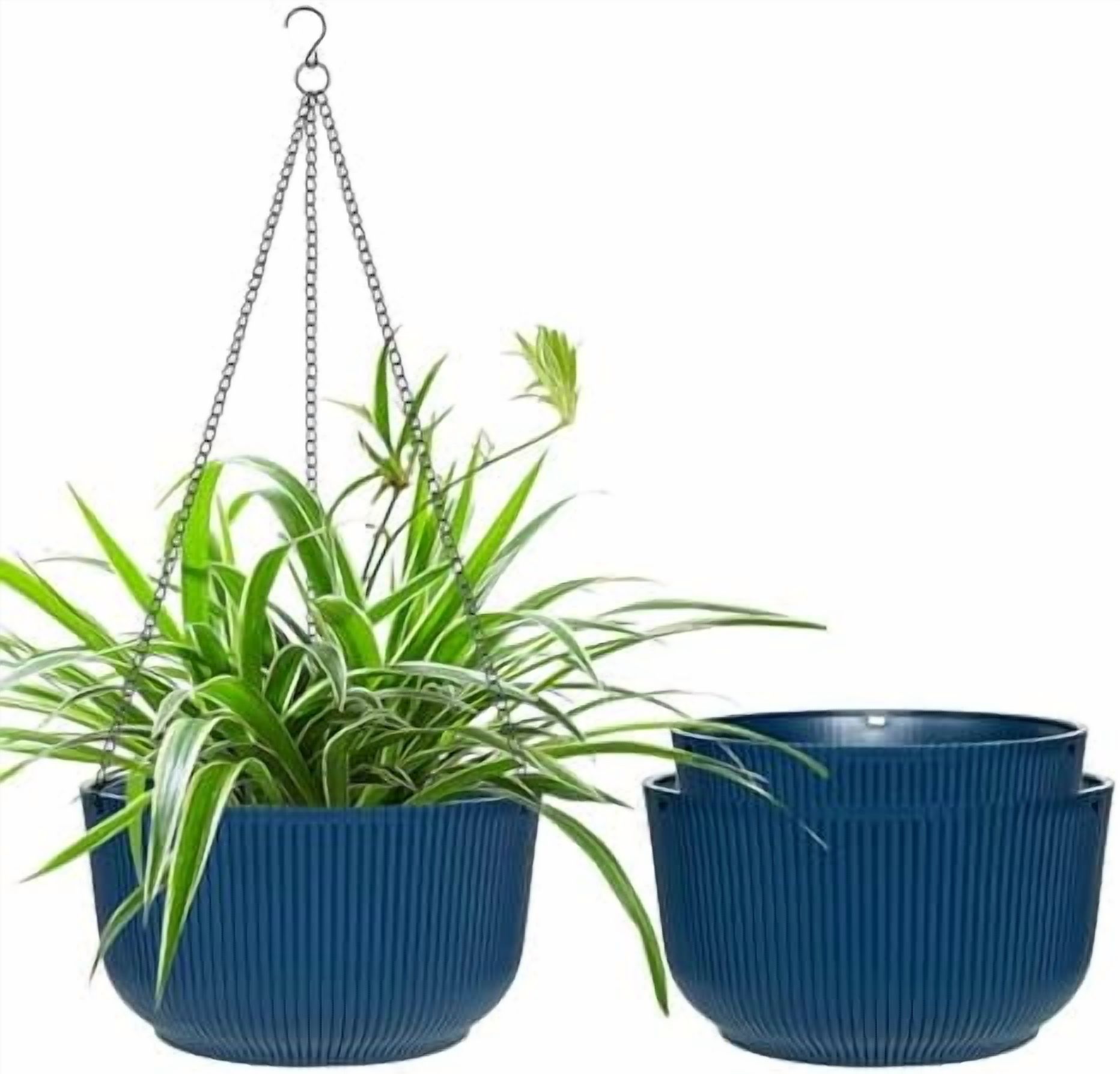 Hanging Planters 9/10/11 Inch for Indoor Plants, 3 Pack Plant Hanger ...