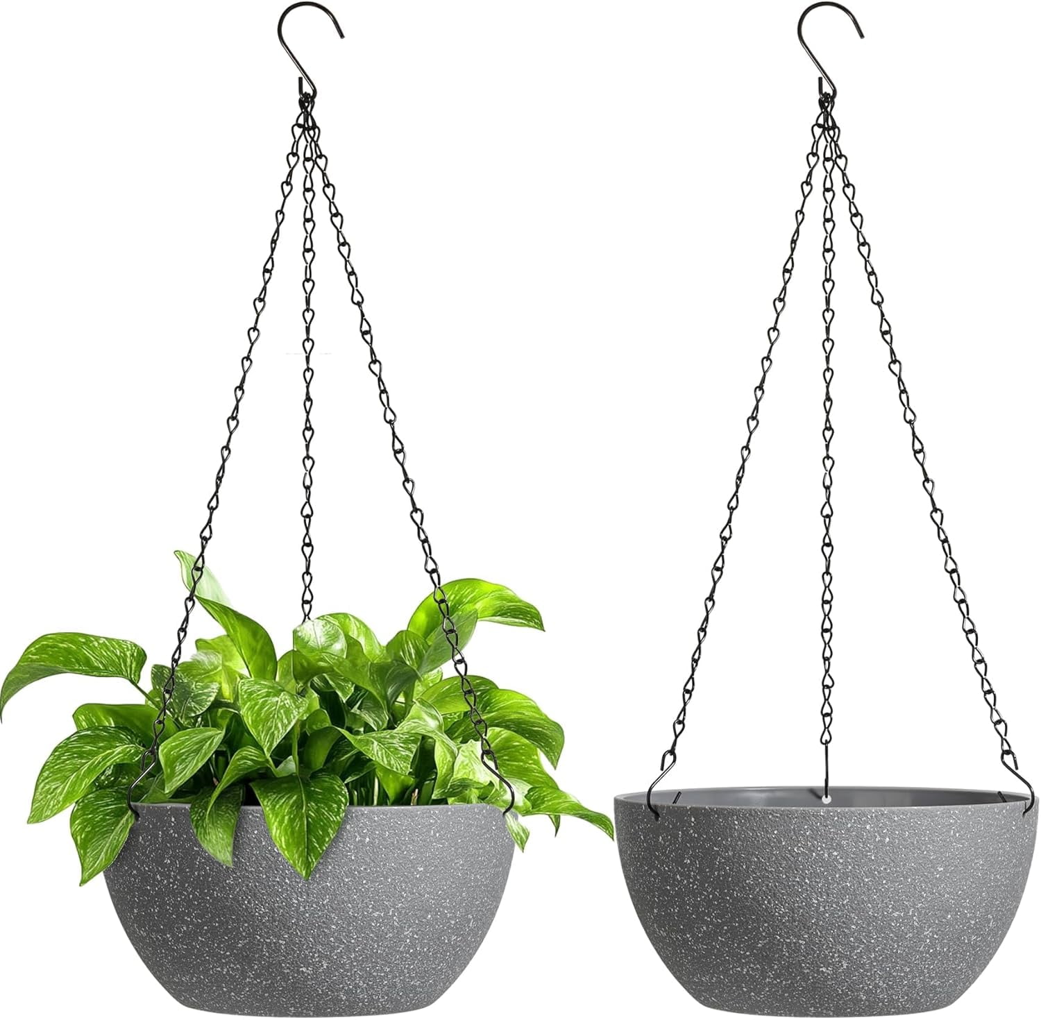 Hanging Planters for Indoor Plants, 10 Inch Hanging Planter Outdoor 2 ...