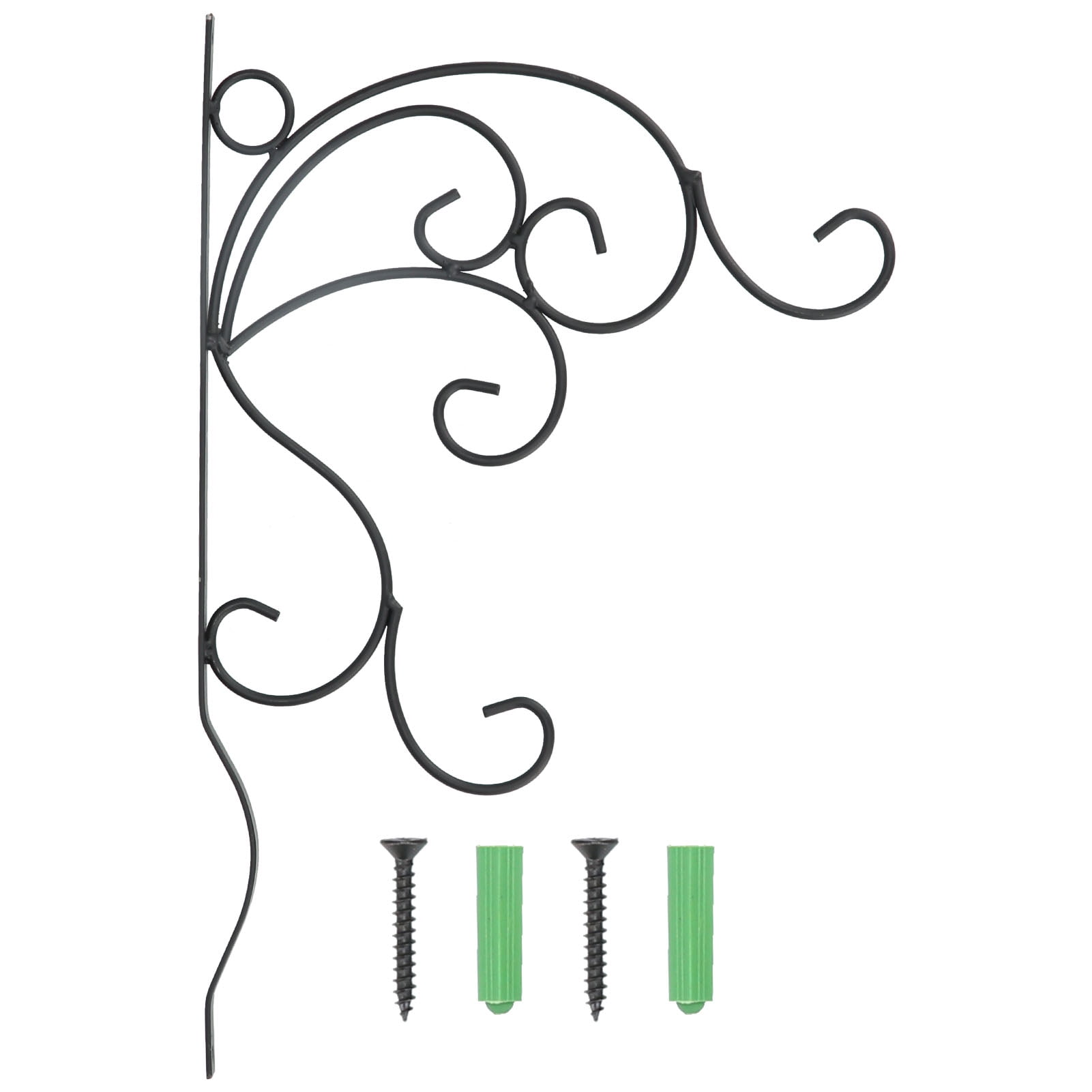 Hanging Plants Bracket, Wall Mounted Iron Decorative Planter Hook ...