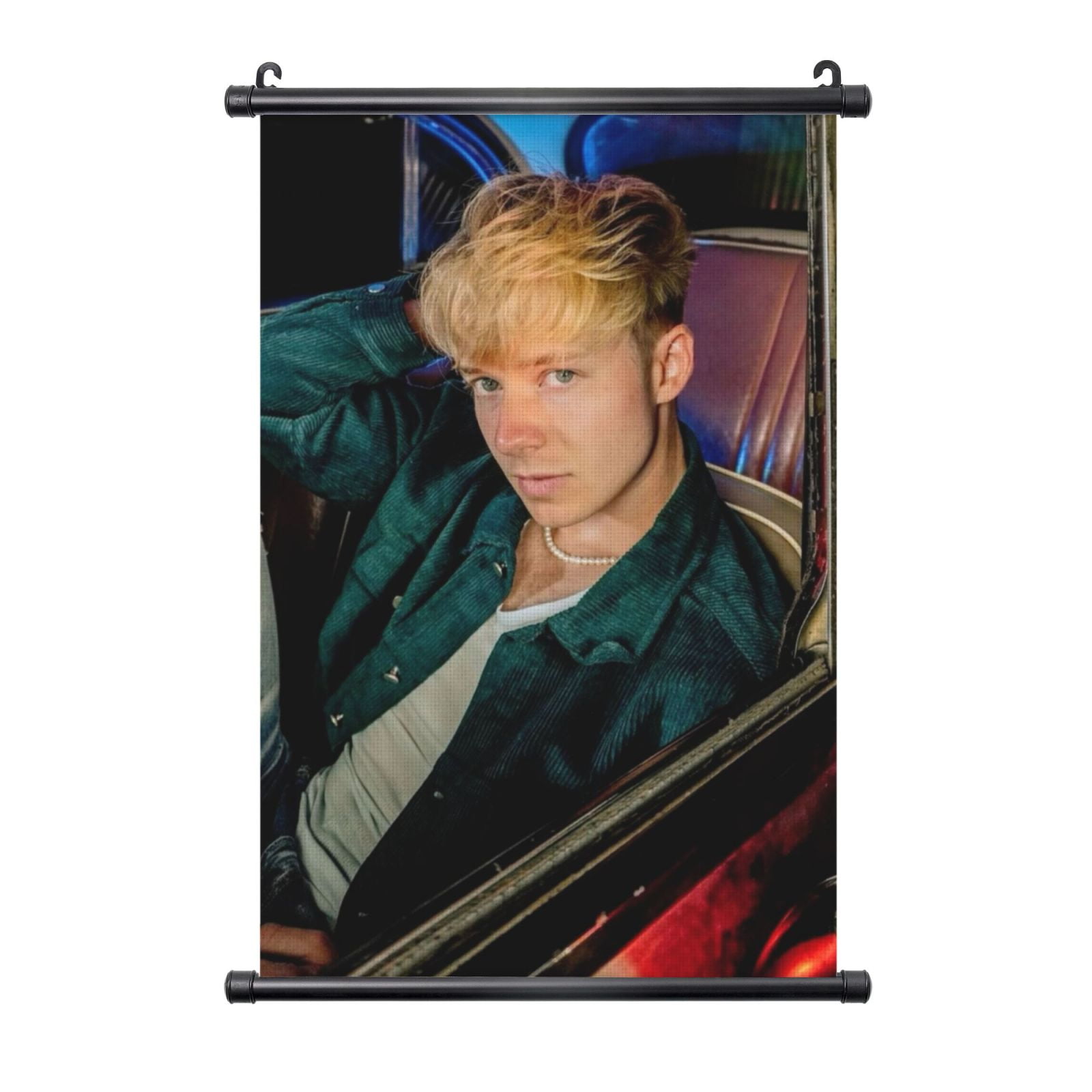 Hanging Poster Sam and Colby XPLR Wall Canvas Artwork With Black Frame ...