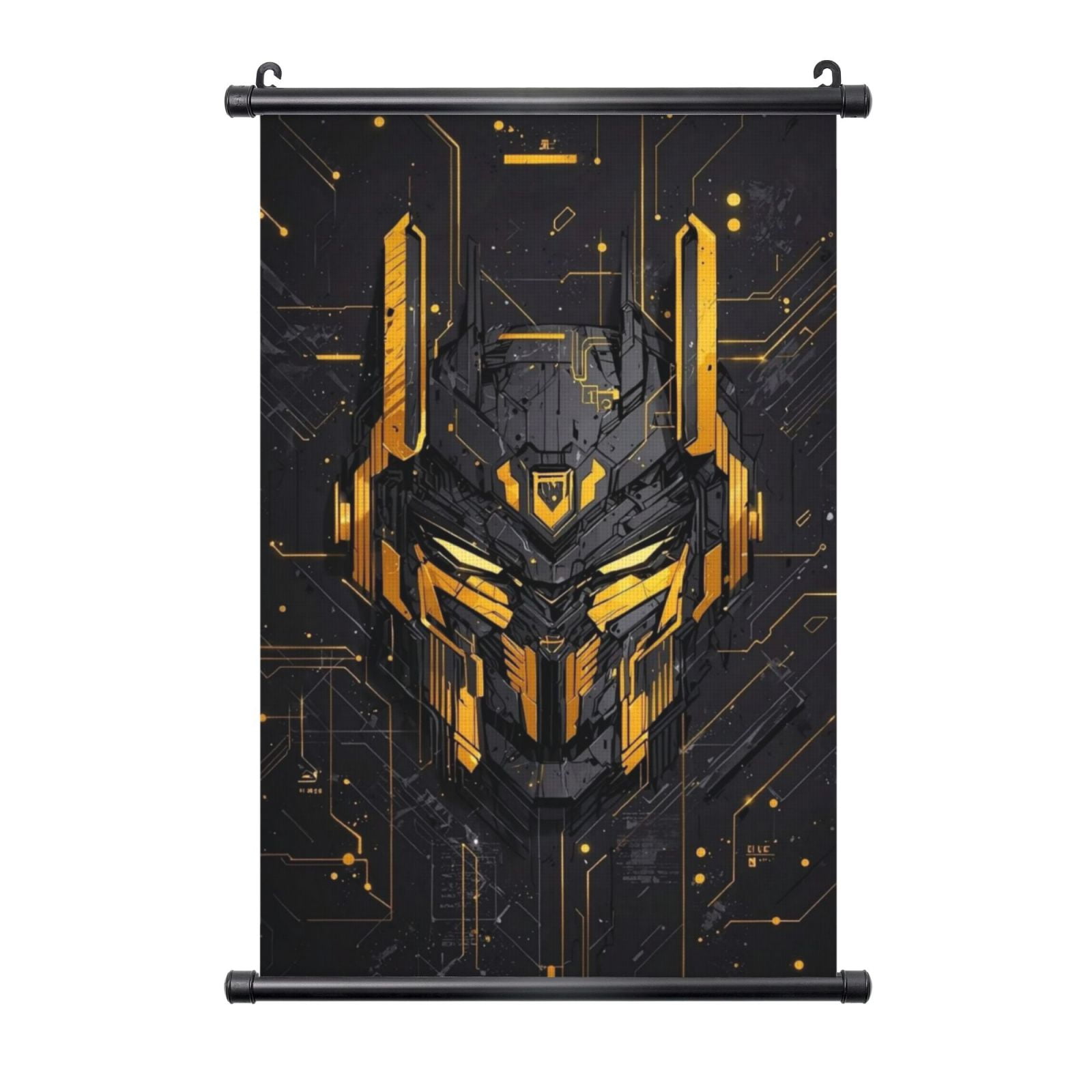 Hanging Poster Transformers Wall Canvas Artwork With Black Frame Scroll ...
