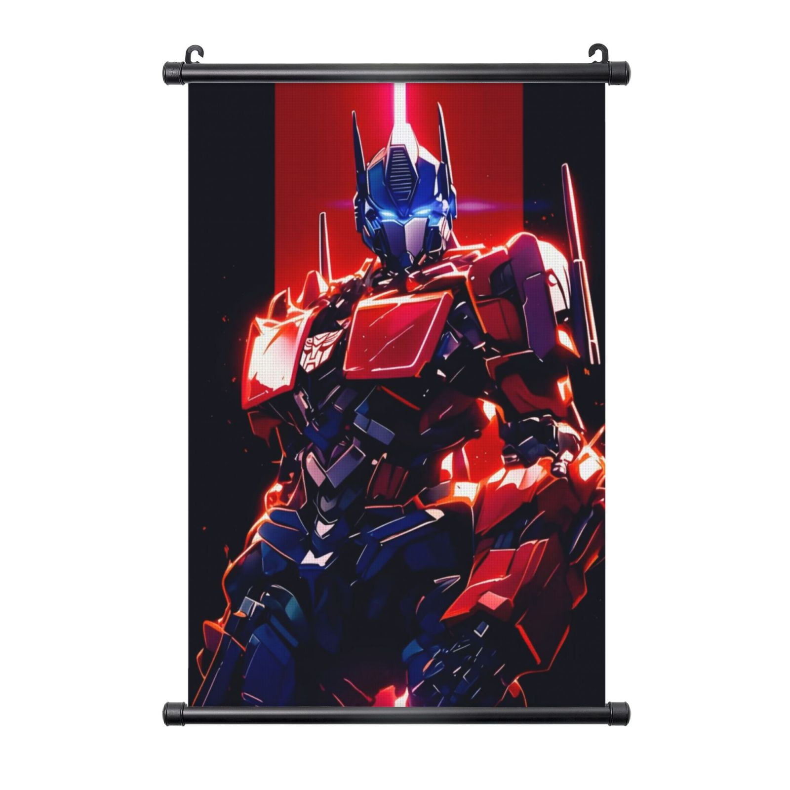 Hanging Poster Transformers Wall Canvas Artwork With Black Frame Scroll ...