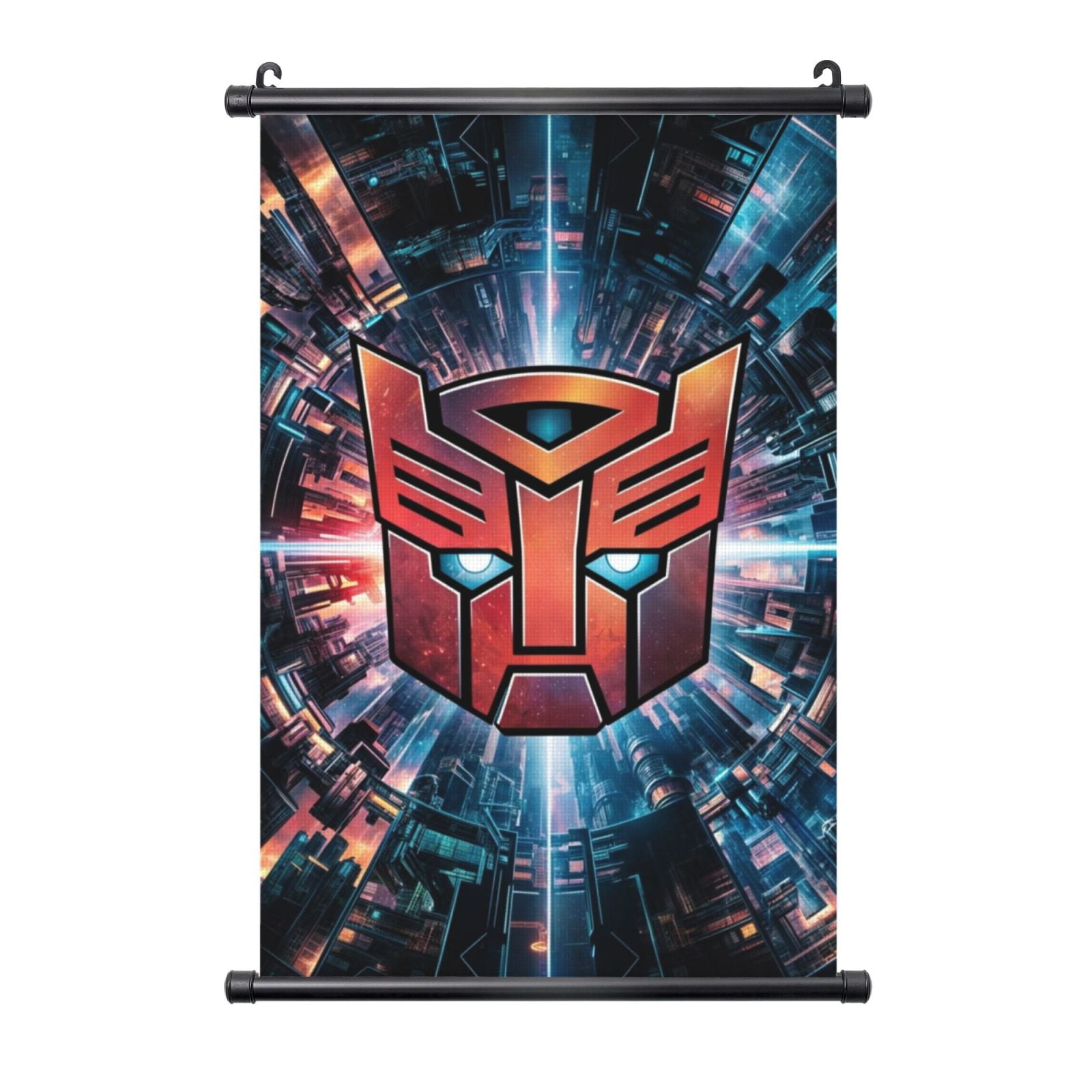 Hanging Poster Transformers Wall Canvas Artwork With Black Frame Scroll ...