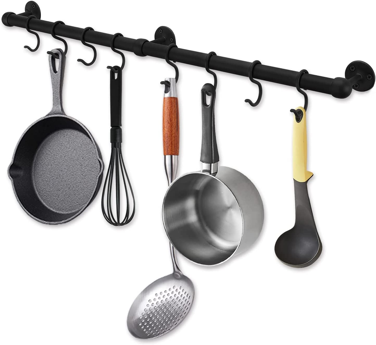 Hanging Pot Rack Hanger: 23.7 Inch Stainless Steel Pot and Pan Hanger ...